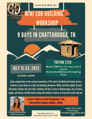 Cob Workshops Upcoming Events