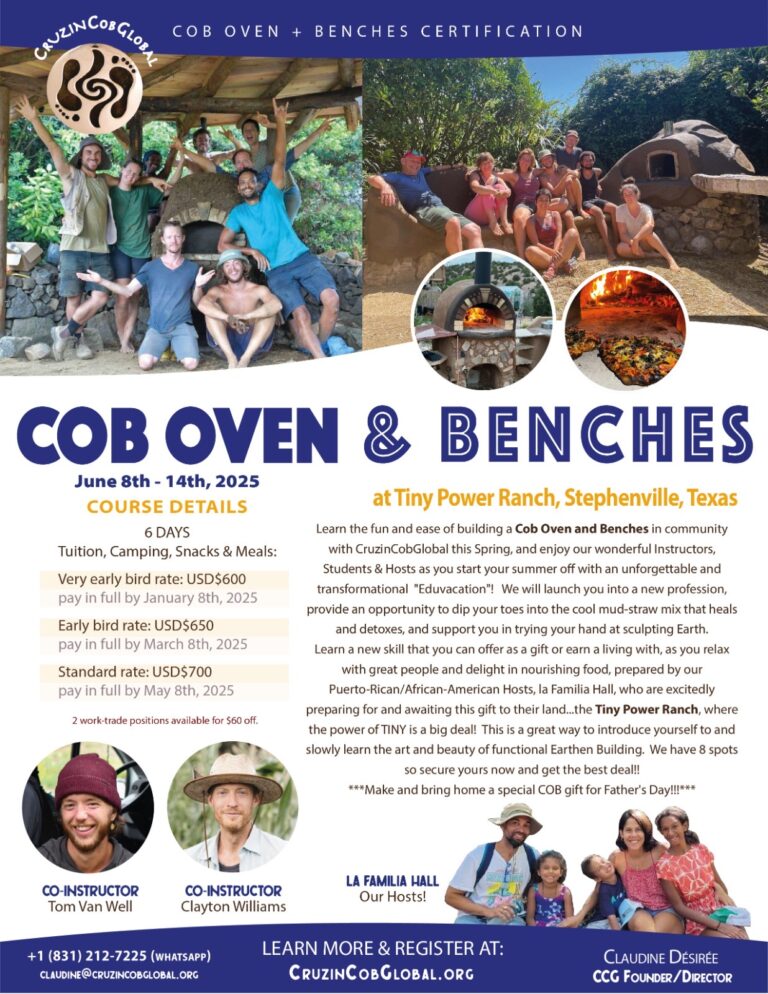 Cob Workshops Upcoming Events