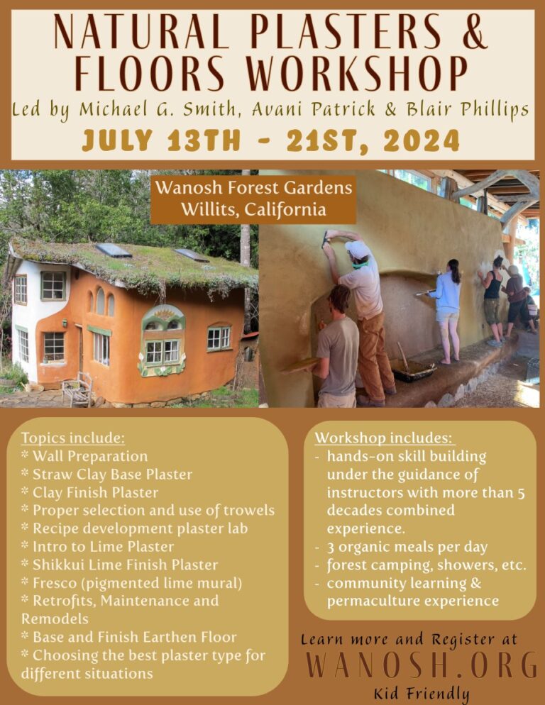 Cob Workshops Upcoming Events